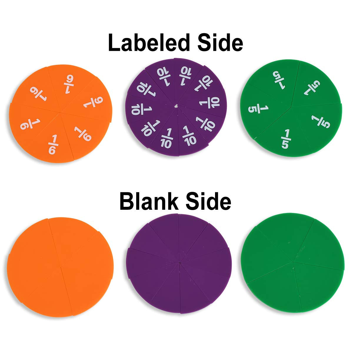 FRACTION CIRCLES SET OF 51 – JA Riollano Co, Inc. School I Office I ...