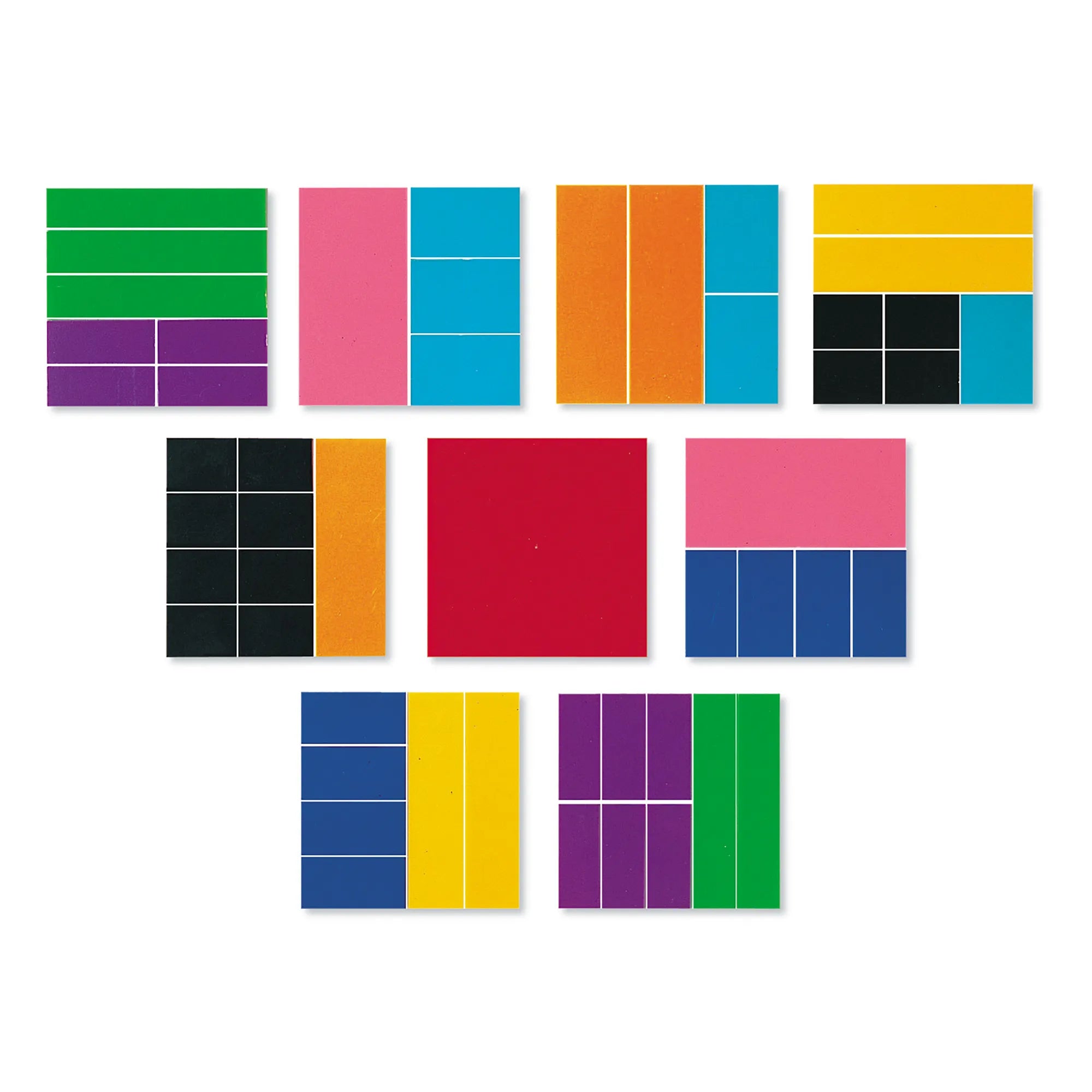 DELUXE RAINBW FRACTION SQUARES – JA Riollano Co, Inc. School I Office I ...