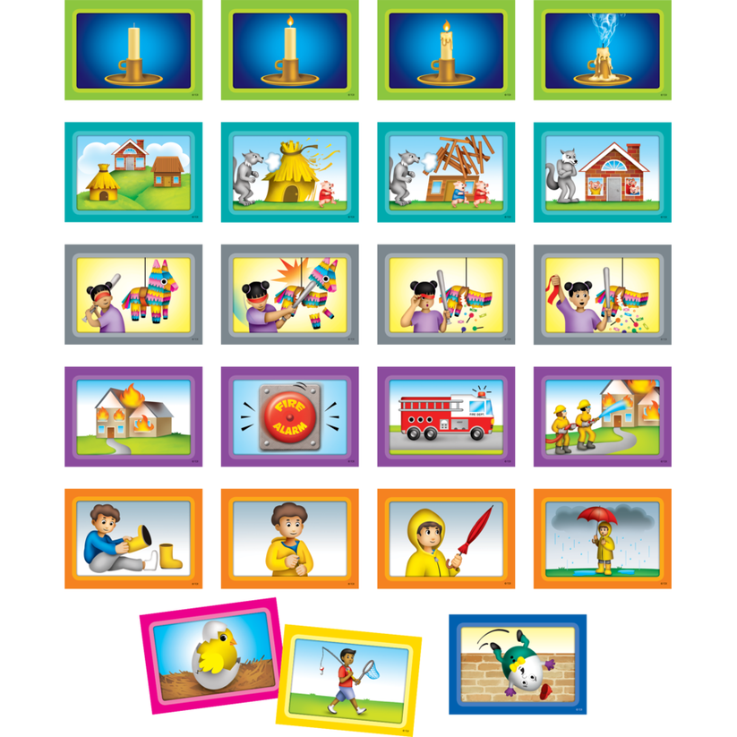 4-SCENE SEQUENCING POCKET CHART CARDS – JA Riollano Co, Inc. School I ...