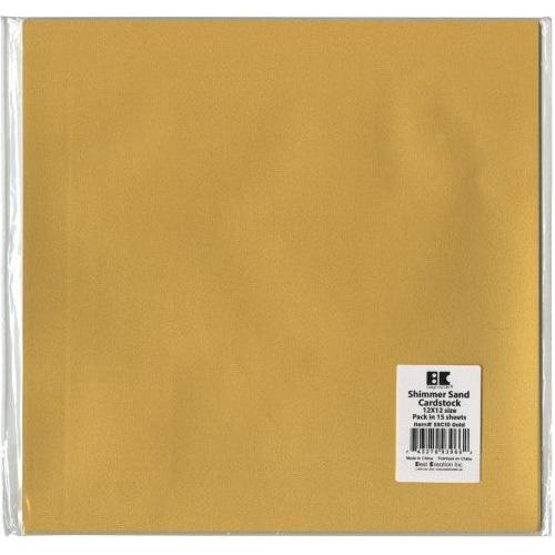 SHIMMER SAND PAPER - GOLD 12X12CARDSTOCK – JA Riollano Co, Inc. School ...
