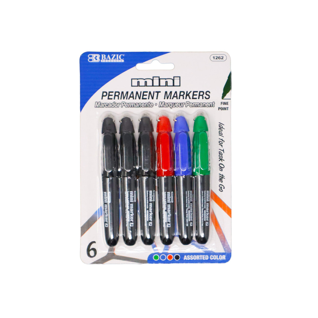 ASSORTED COLOR MINI FINE POINT PERMANENT MARKERS W – JA Riollano Co ...