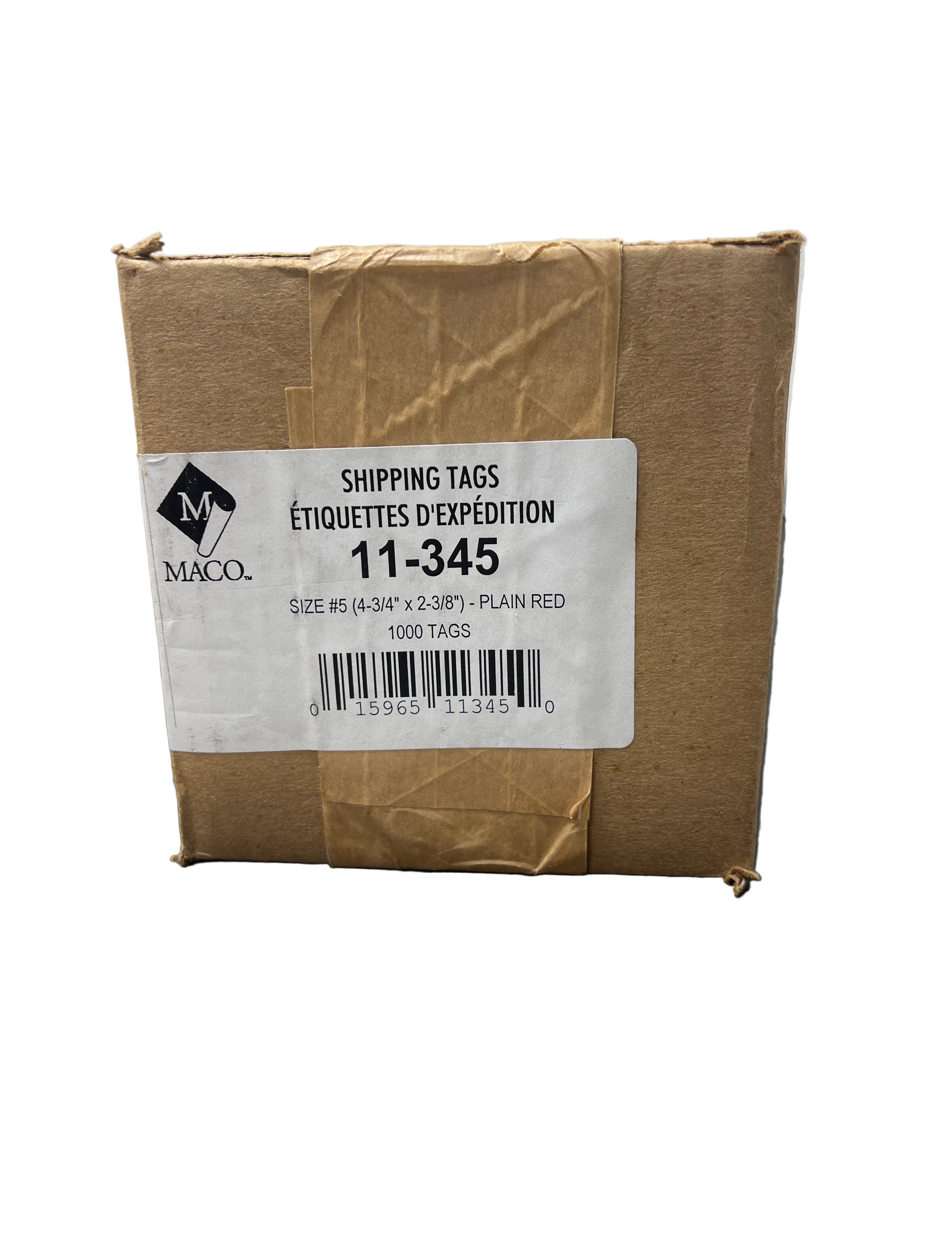 MAC Shipping Tags Red – JA Riollano Co, Inc. School I Office I Crafts I ...