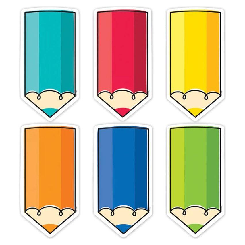 Core Decor Colorful Doodle Pencils CutOuts 6'' – JA Riollano Co, Inc ...