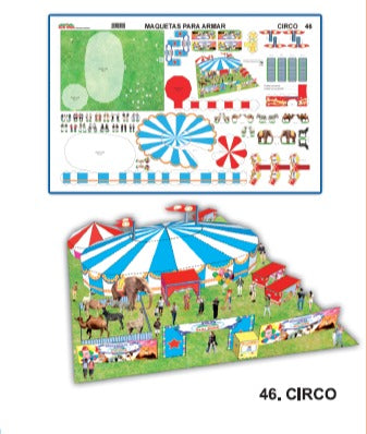 Modelo Maqueta Circo Ja Riollano Co Inc School I Office I Crafts I