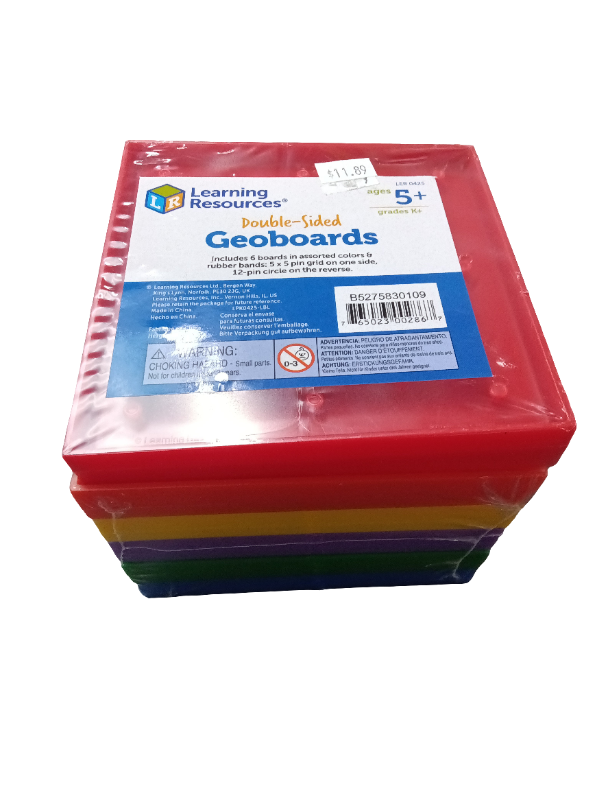 GEOBOARDS 5X5 SET OF 6 – JA Riollano Co, Inc. School I Office I Crafts ...